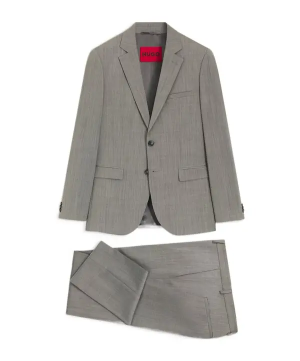 Hugo Boss Long-sleeved Wool Blend Suit