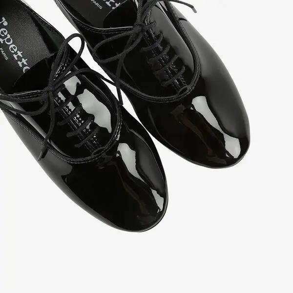 Repetto Patent Leather Lace-up Oxfords