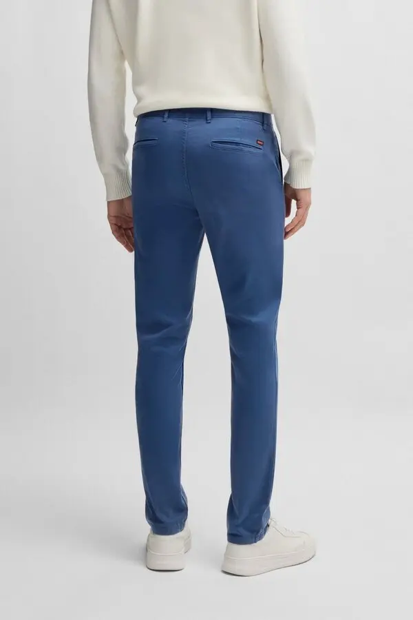 Hugo Boss Slim Fit Chino Pants - Blue