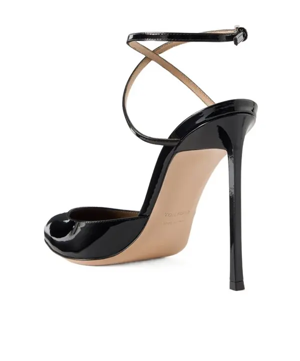 TOM FORD Patent Leather Ankle-strap Pumps