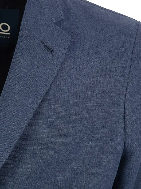 Herno Long-sleeved Suit Jacket - Blue