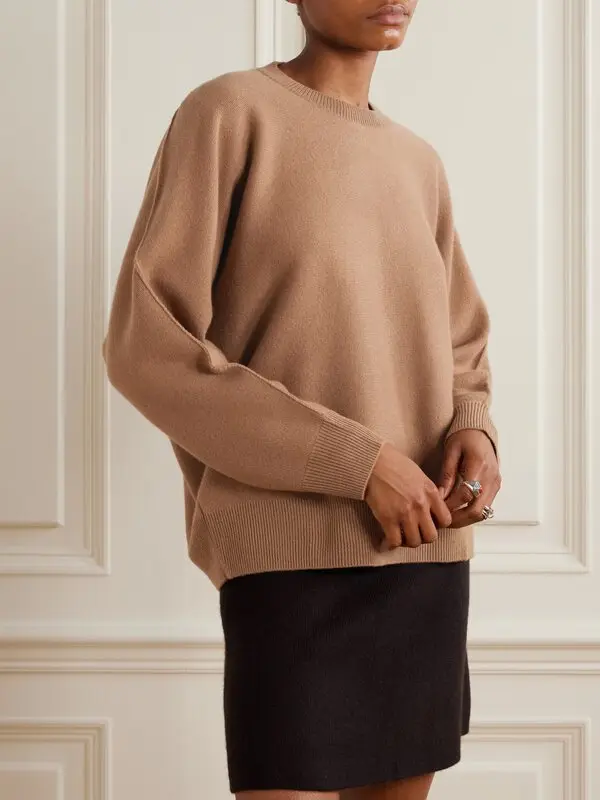 LISA YANG Haily Cashmere Sweater - Brown