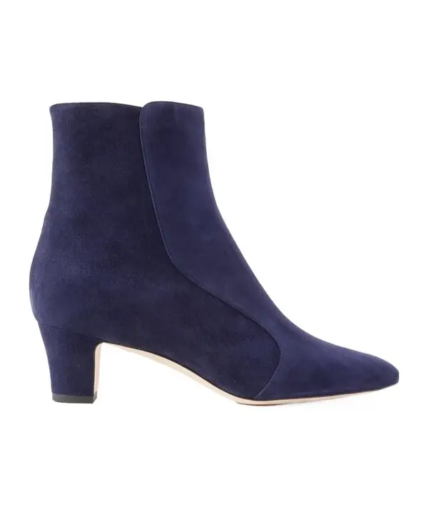 Manolo Blahnik Suede Ankle Boots
