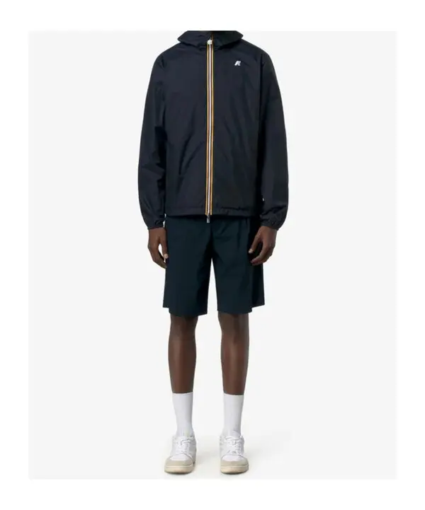 K-WAY Packable Hooded Jacket - Black