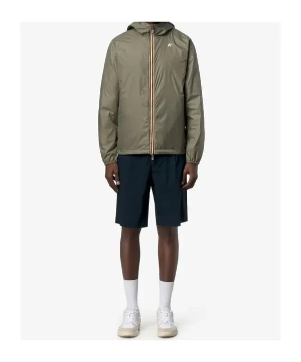 K-WAY Packable Hooded Jacket - Black