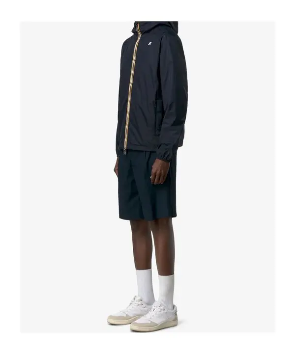 K-WAY Packable Hooded Jacket - Black