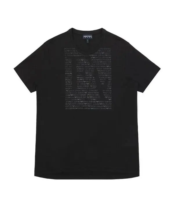 Emporio Armani T-shirt With Round Neck - Black