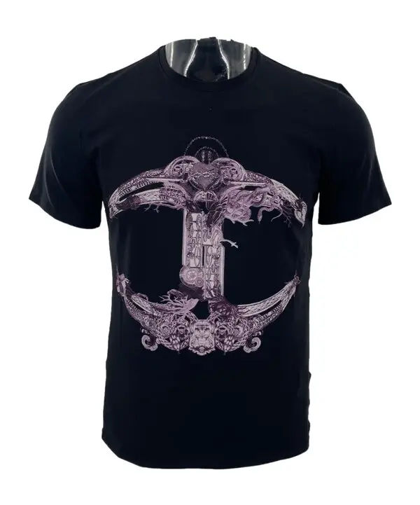 Just Cavalli Pattern Printed Short-sleeved T-shirt