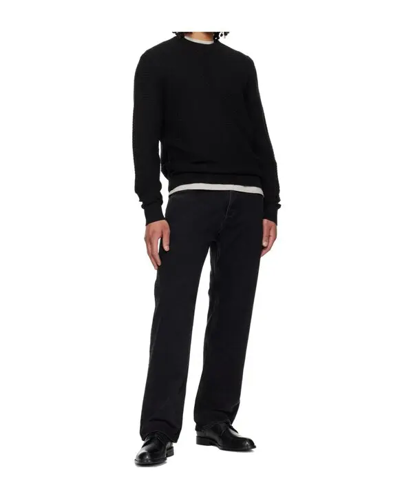 Hugo Boss Textured Crew Neck Sweater