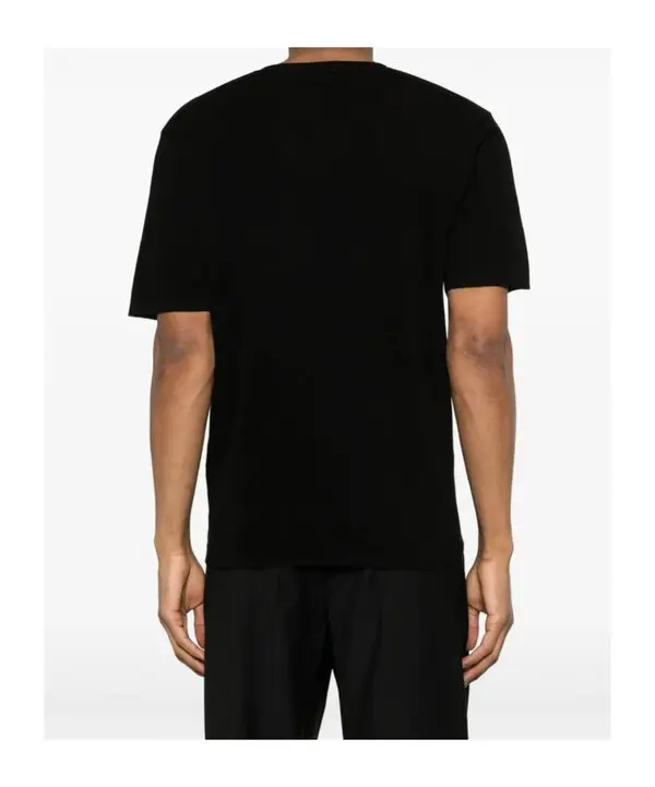 ROBERTO COLLINA Short Sleeve Knitwear With Front Button Detail