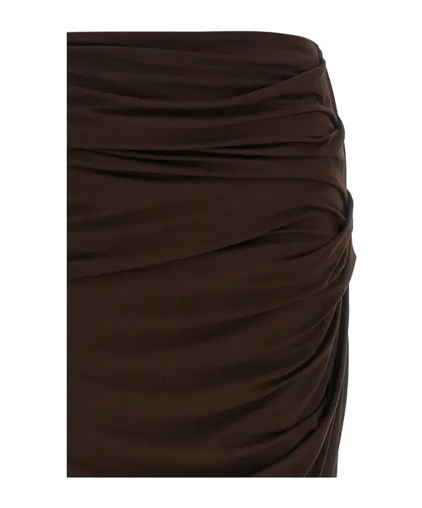 ENTIRE STUDIOS Drape Maxi Skirt - Black