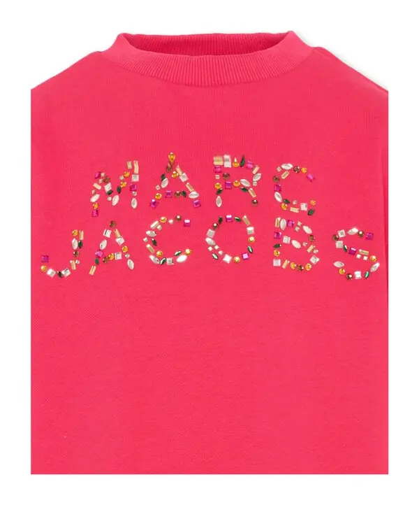 Marc Jacobs Embellished Logo T-shirt Dress