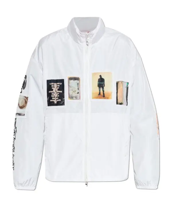 DIESEL® J Claus A Gsbr Zip-up Jacket With Stand Collar - No