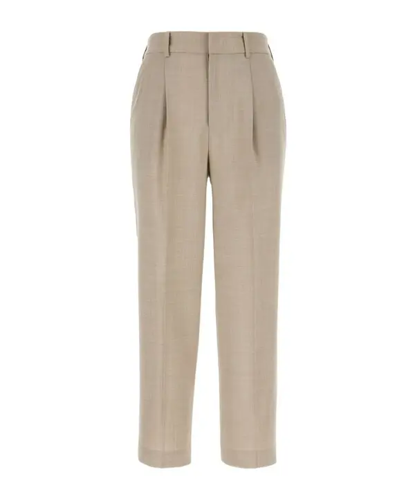 PT TORINO Pleated Front Panel Trousers