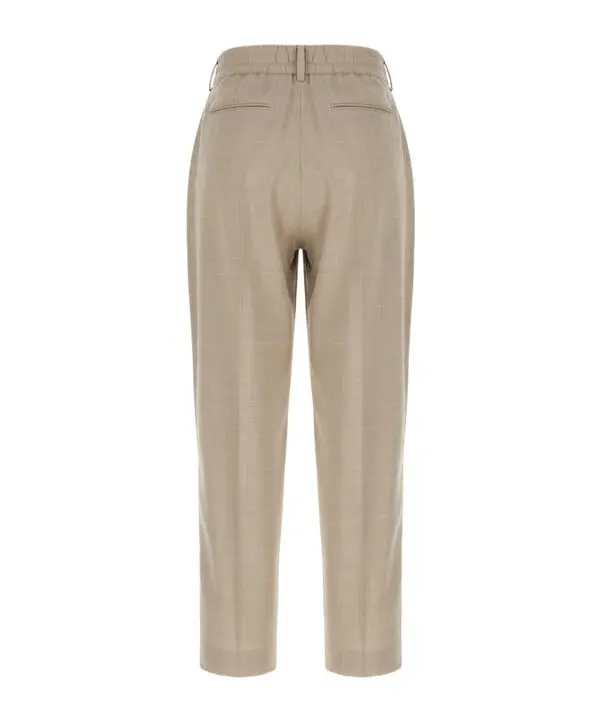 PT TORINO Pleated Front Panel Trousers