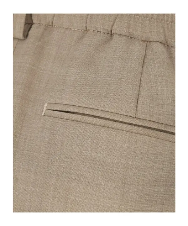 PT TORINO Pleated Front Panel Trousers