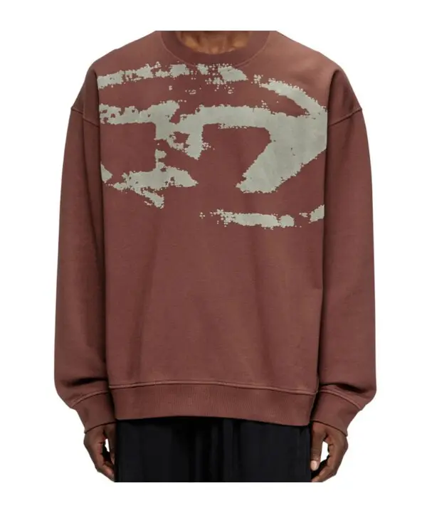 DIESEL® S-boxt-n5 Sweatshirt - Brown