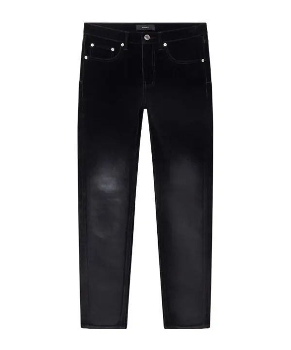 PURPLE BRAND Flock Dipped Jeans - Black