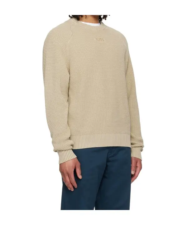 Hugo Boss Long Sleeve Ribbed Crew Neck Sweater