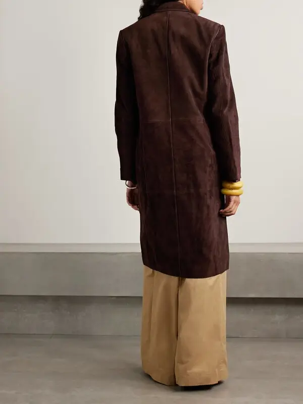 Staud Sabine Suede Coat