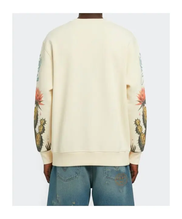BARROW Club Cactus Print Sweatshirt