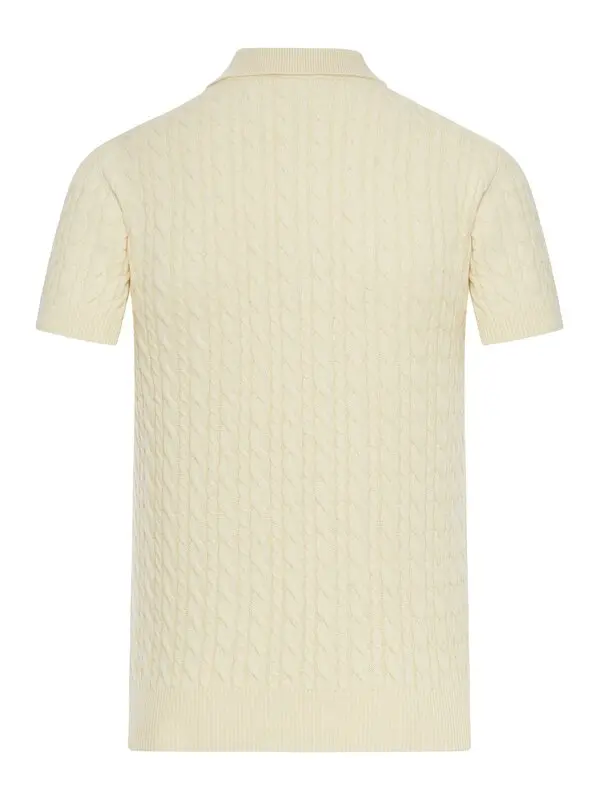 Dior Short Sleeve Polo Sweater - No