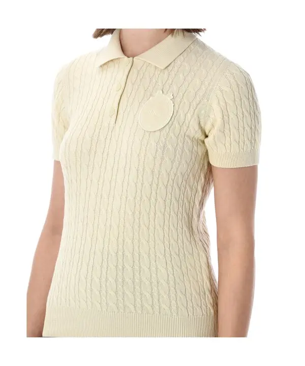 Dior Short Sleeve Polo Sweater - No