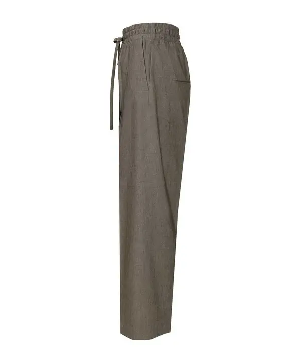 Fear Of God Wide-leg Drawstring Pants - Grey