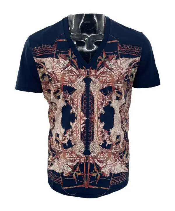 Just Cavalli Pattern Printed Short-sleeved T-shirt