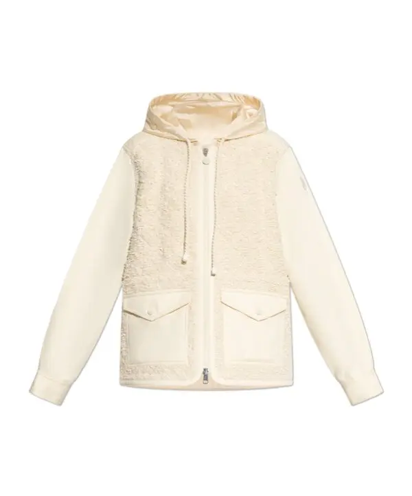 Moncler Erable Zip-up Hooded Jacket - White