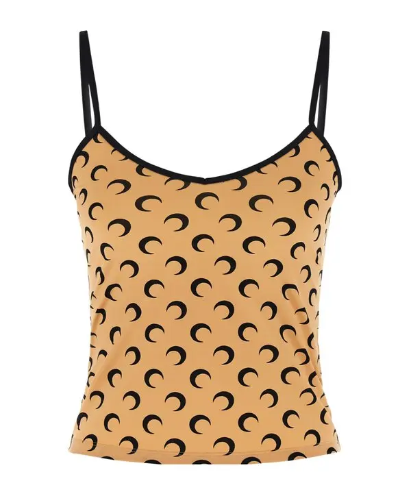 MARINE SERRE Moon Print Sleeveless Top - No
