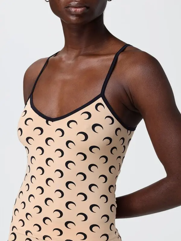 MARINE SERRE Moon Print Sleeveless Top - No