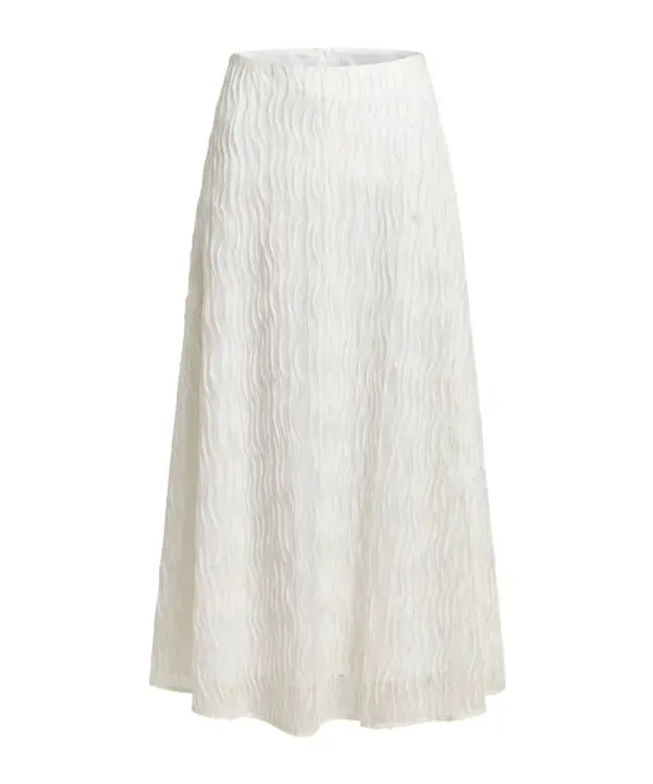 Peserico Ruffled Midi Skirt