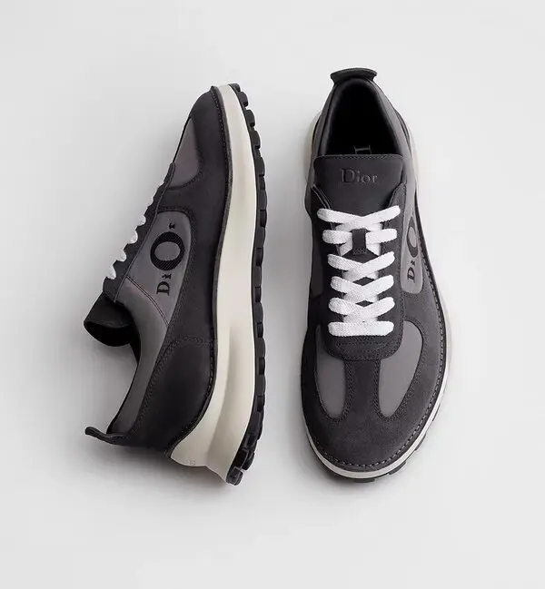 Dior Lace-up Sneakers With Logo Detailing