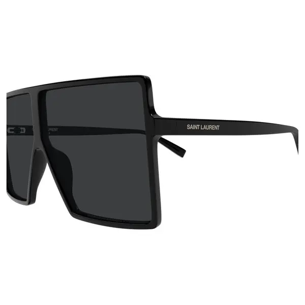 Saint Laurent Betty Rectangular Sunglasses - Black