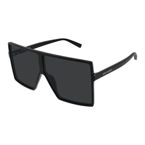 Saint Laurent Betty Rectangular Sunglasses - Black