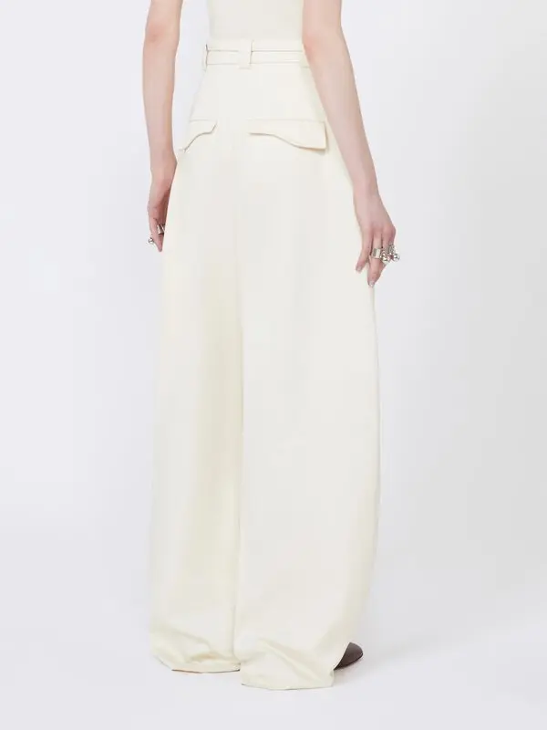 Sportmax Idoneo Belted Wide-leg Trousers