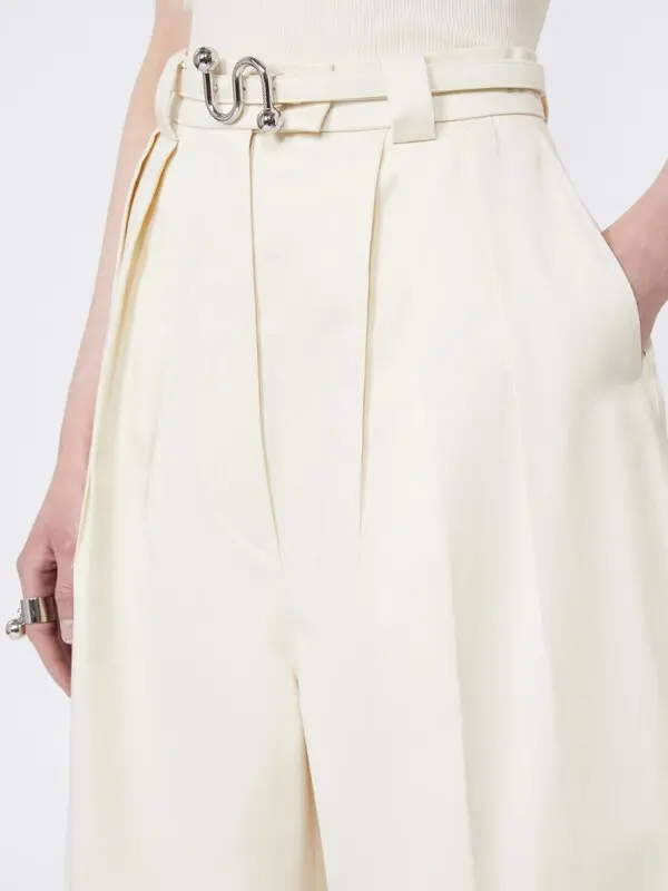 Sportmax Idoneo Belted Wide-leg Trousers