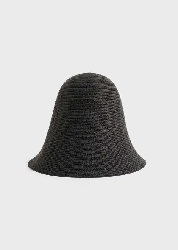 TOTEME Woven Sun Hat - Black