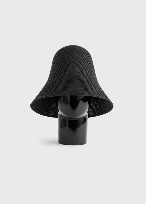 TOTEME Woven Sun Hat - Black