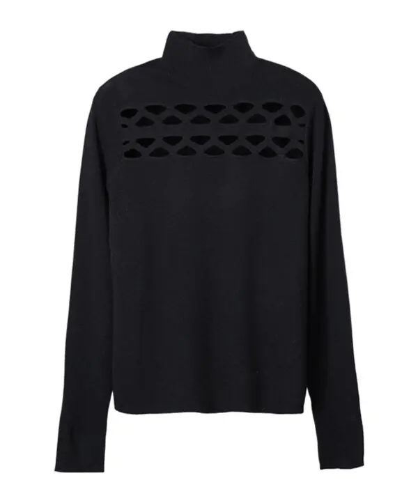 Chloé High Neck Pullover With Cut-out Detail - No