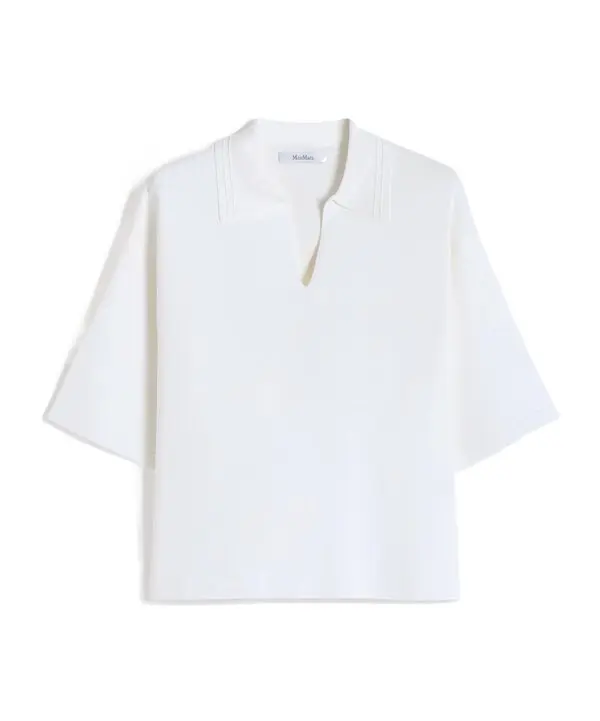 Max Mara V-neck T-shirt - Optical White