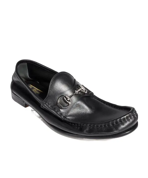 Gucci Lugano Horsebit Loafers - Black
