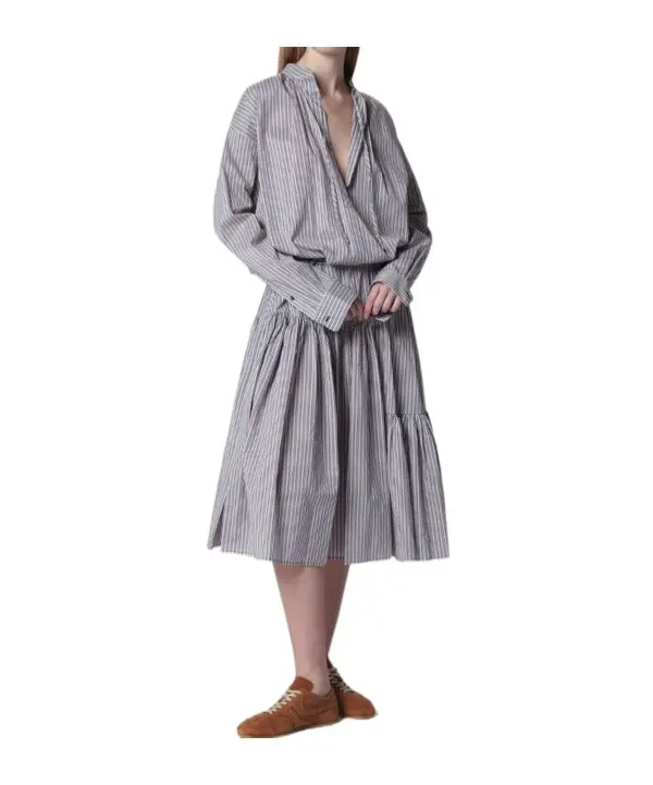 Dries Van Noten Striped Shirt Dress