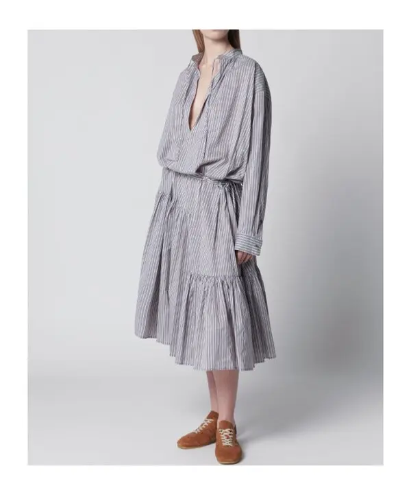 Dries Van Noten Striped Shirt Dress - No