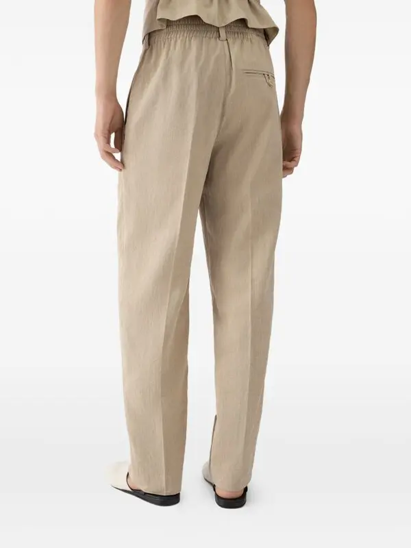 Jacquemus Pleated Straight-leg Trousers