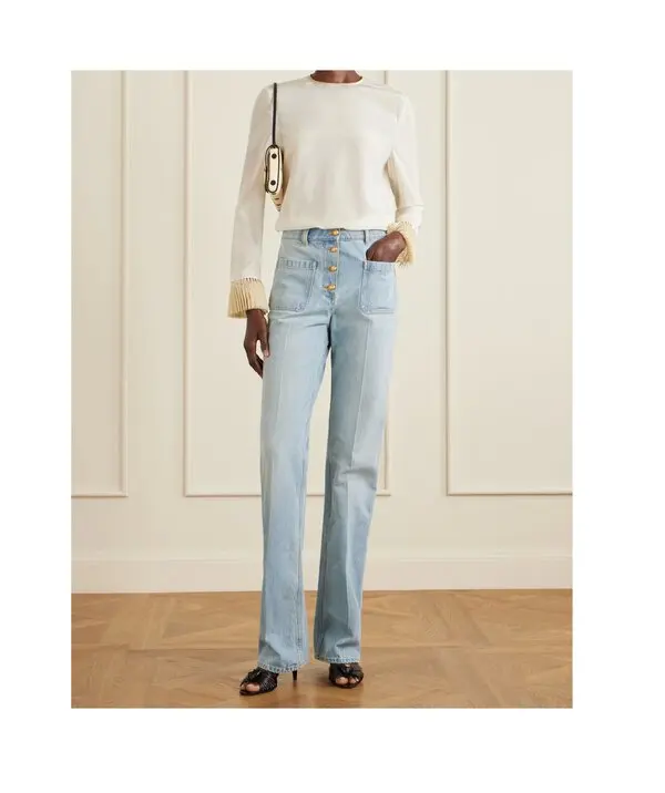 Valentino Garavani Pleated Cuff Blouse