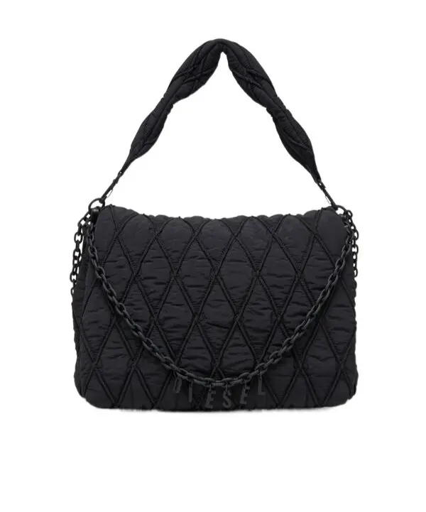 DIESEL® Quilted Shoulder Bag With Chain Detail