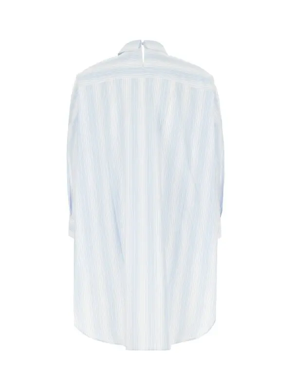 Marni Striped Curved Oversized Shirt