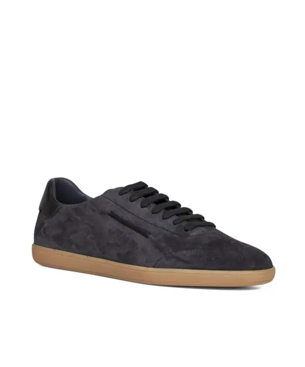 Zegna Round Toe Lace-up Sneakers - Black